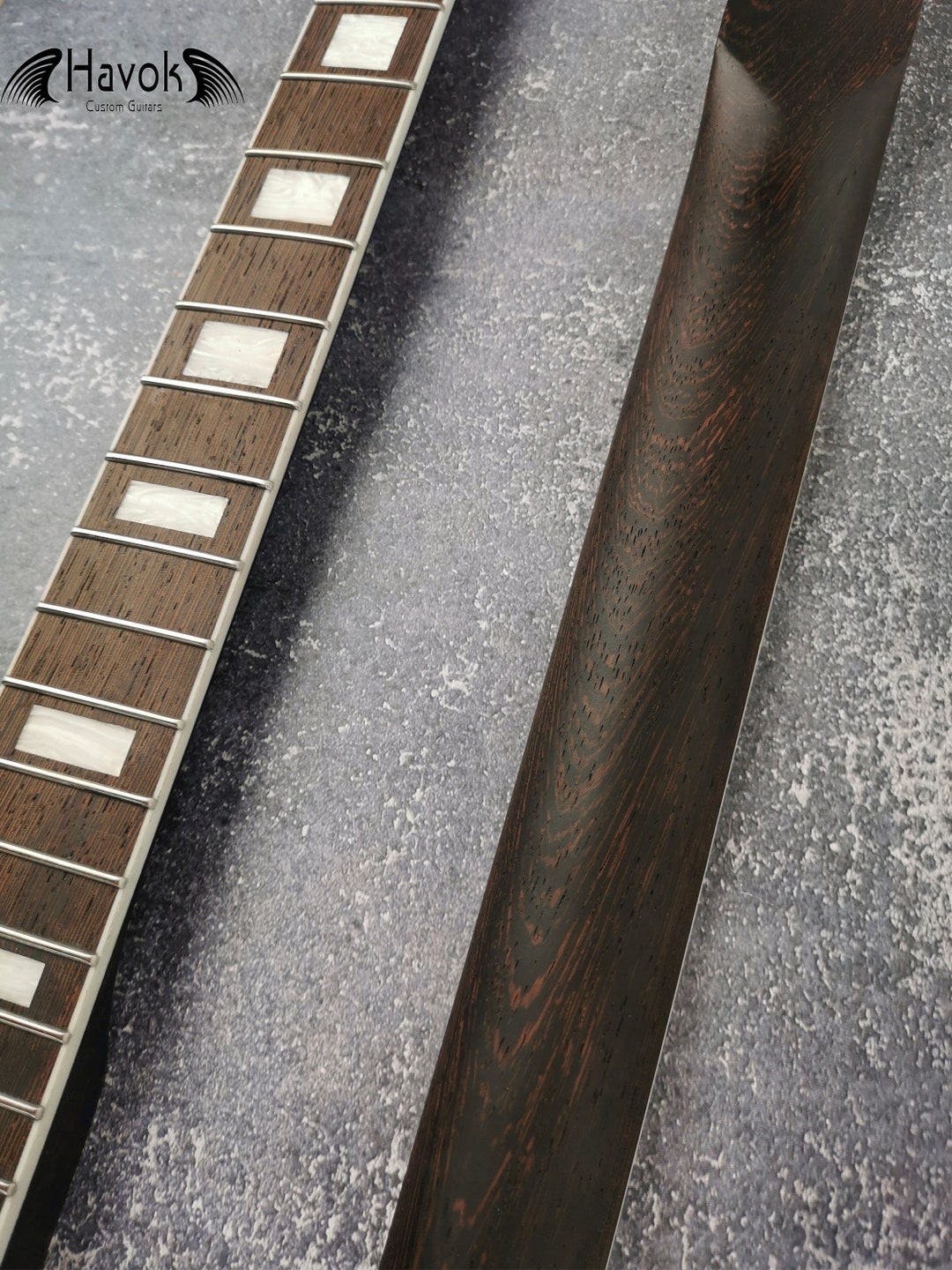 One Piece T Type Wenge Neck Stainless Steel Frets, White Binding T ...