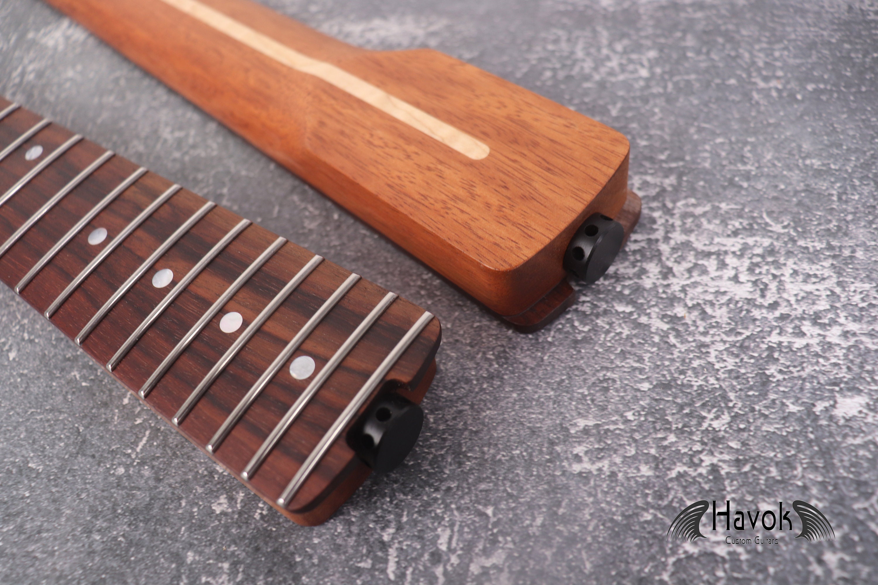 Mahogany Spoke Wheel Carbon Fiber Rods Neck Stainless Steel Jescar ...