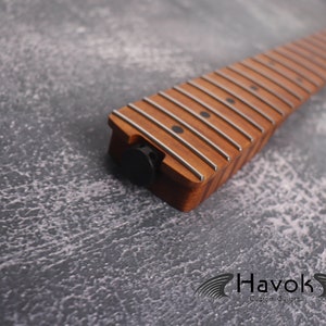 S Type Spoke Wheel Roasted Flame Maple Neck, Stainless Steel Frets ...