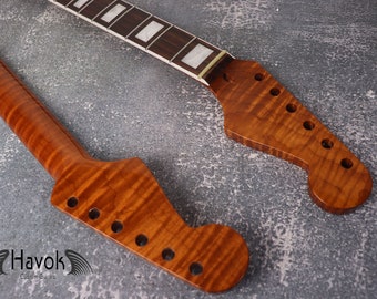 S Type Spoke Wheel Roasted Flame Maple Neck, Stainless Steel Frets ...