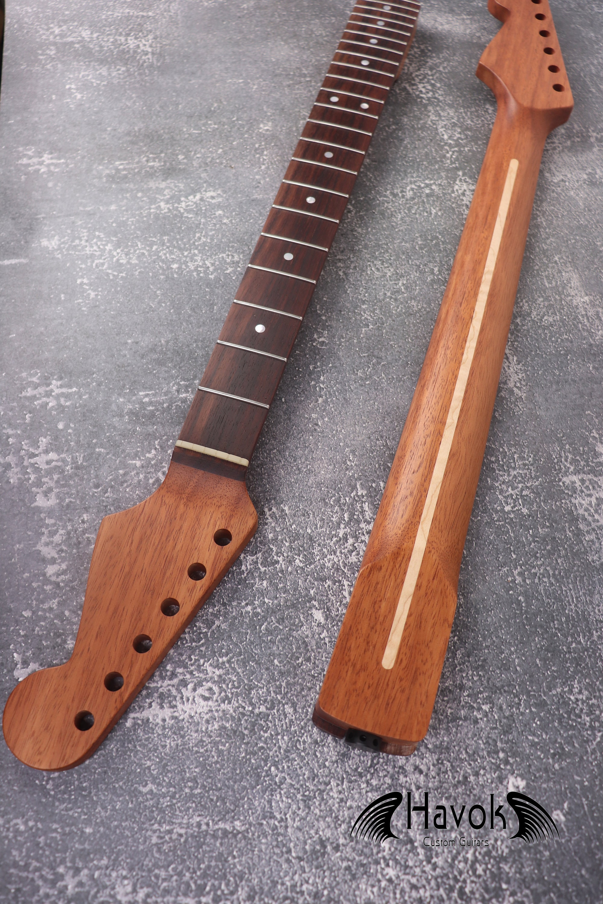 Mahogany Spoke Wheel Carbon Fiber Rods Neck Stainless Steel Jescar ...