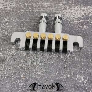 Silver Micro Tune Bridge Tailpiece, High End Custom Shop Music ...