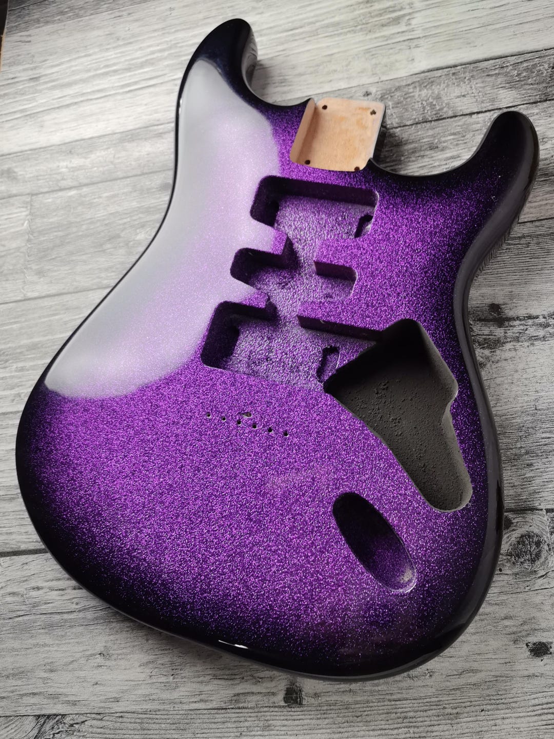 Purple Galaxy2pc Mahogany ST S-style Body High Gloss, Vintage Part ...