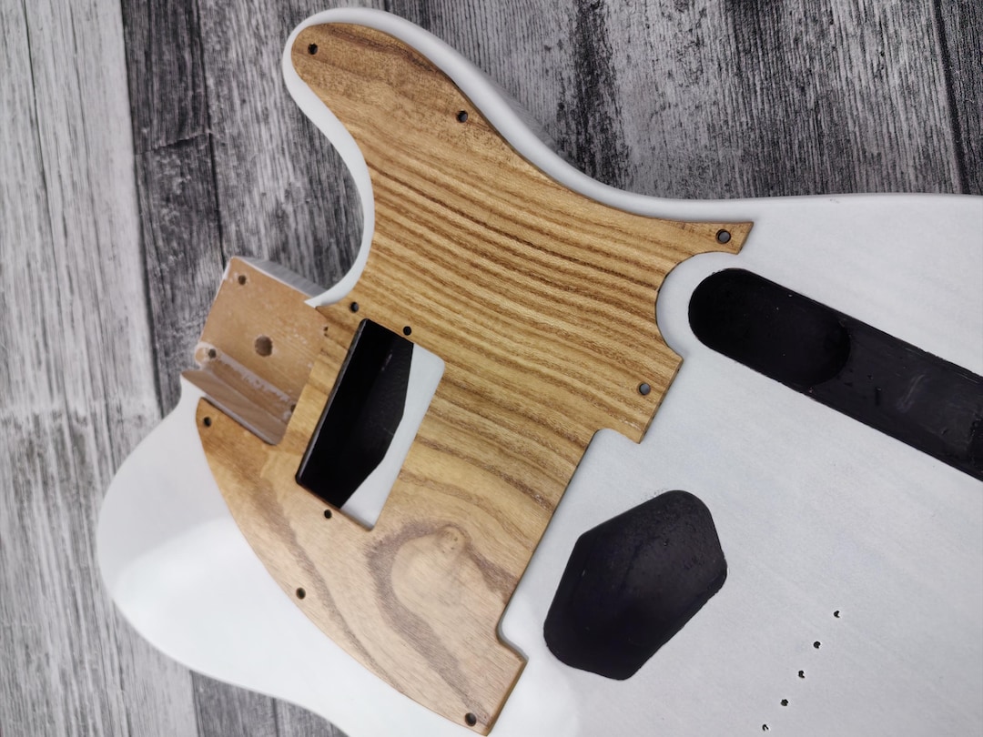 Wooden Guitar Guard Highly Figured Maple Wood T Style Guitar Pickguard ...