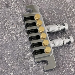 Silver Micro Tune Bridge Tailpiece, High End Custom Shop Music ...
