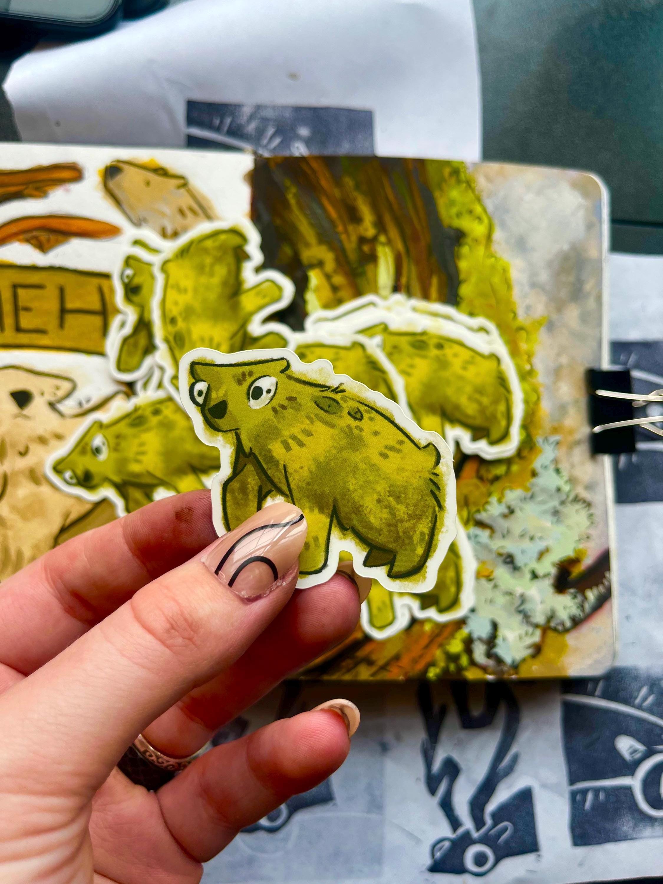 Little Bear - Sticker - Etsy