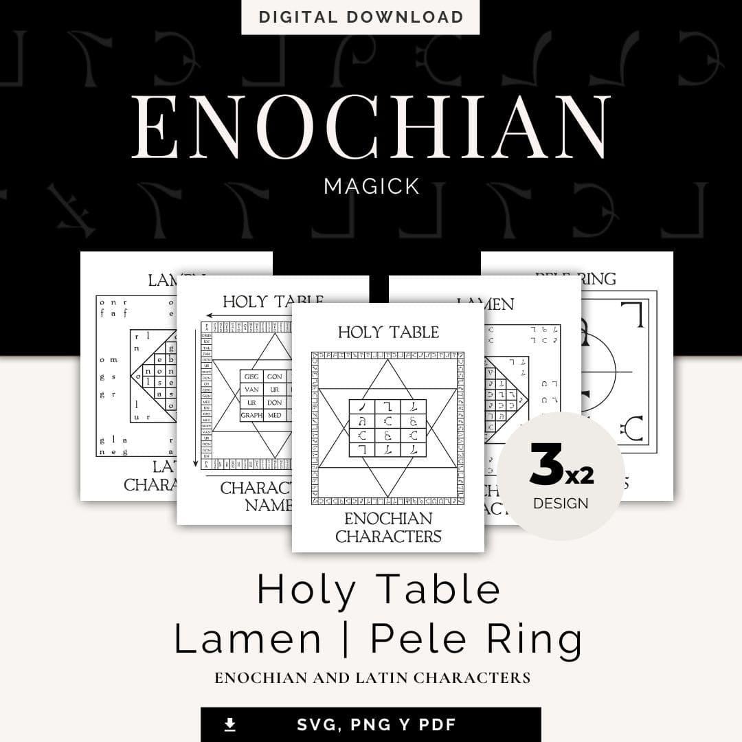 Enochian Magick - Holy Table, Lamen & Pele Ring | Enochian and Latin ...