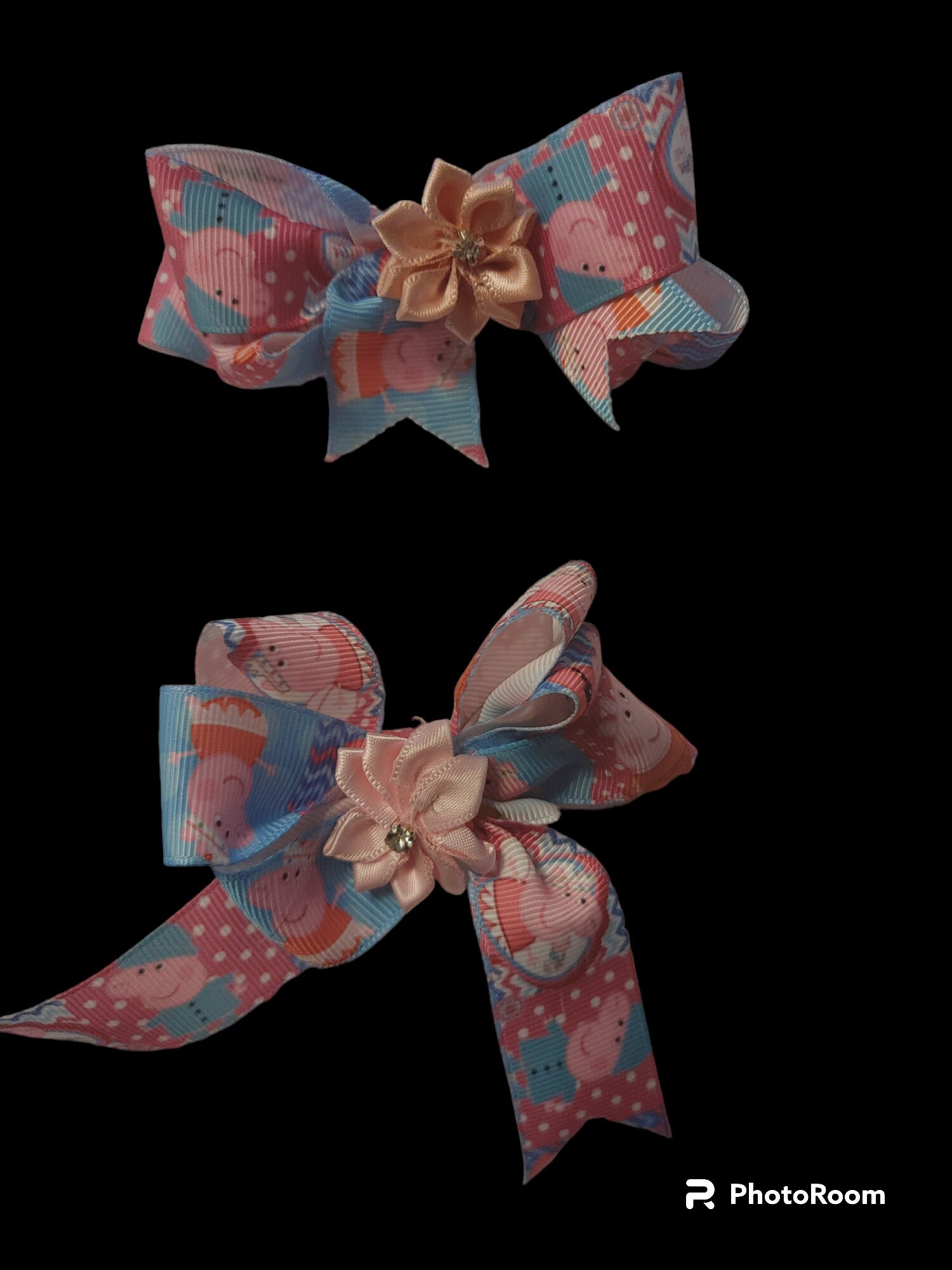 Adorable Papa Pig Bow - Etsy