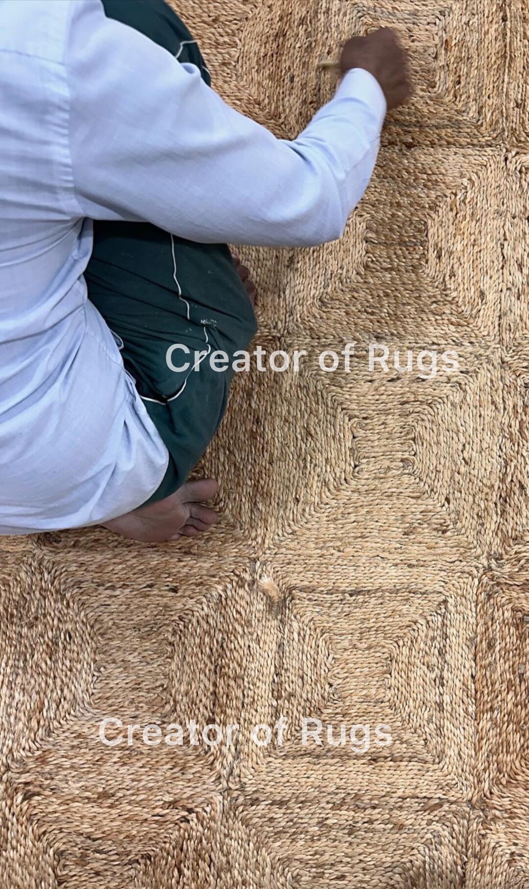 Handmade Abaca Rug: Natural Manila Hemp Fiber Rug - Etsy