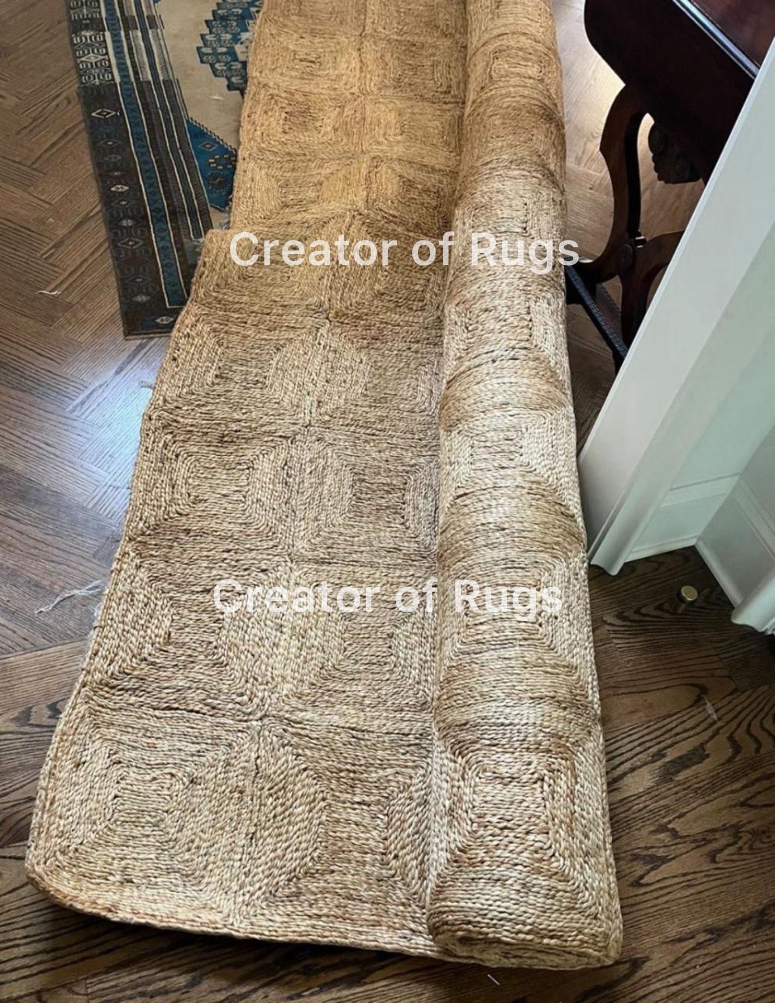 Handmade Abaca Rug: Natural Manila Hemp Fiber Rug - Etsy