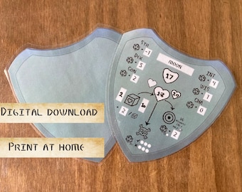 Buy Dnd 5E Defenses Tracker Armor Class Hit Points Hit Dice Online in ...