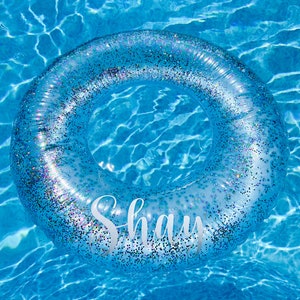 Personalized Glitter Pool Float: Bachelorette Party Swim Tube - Etsy