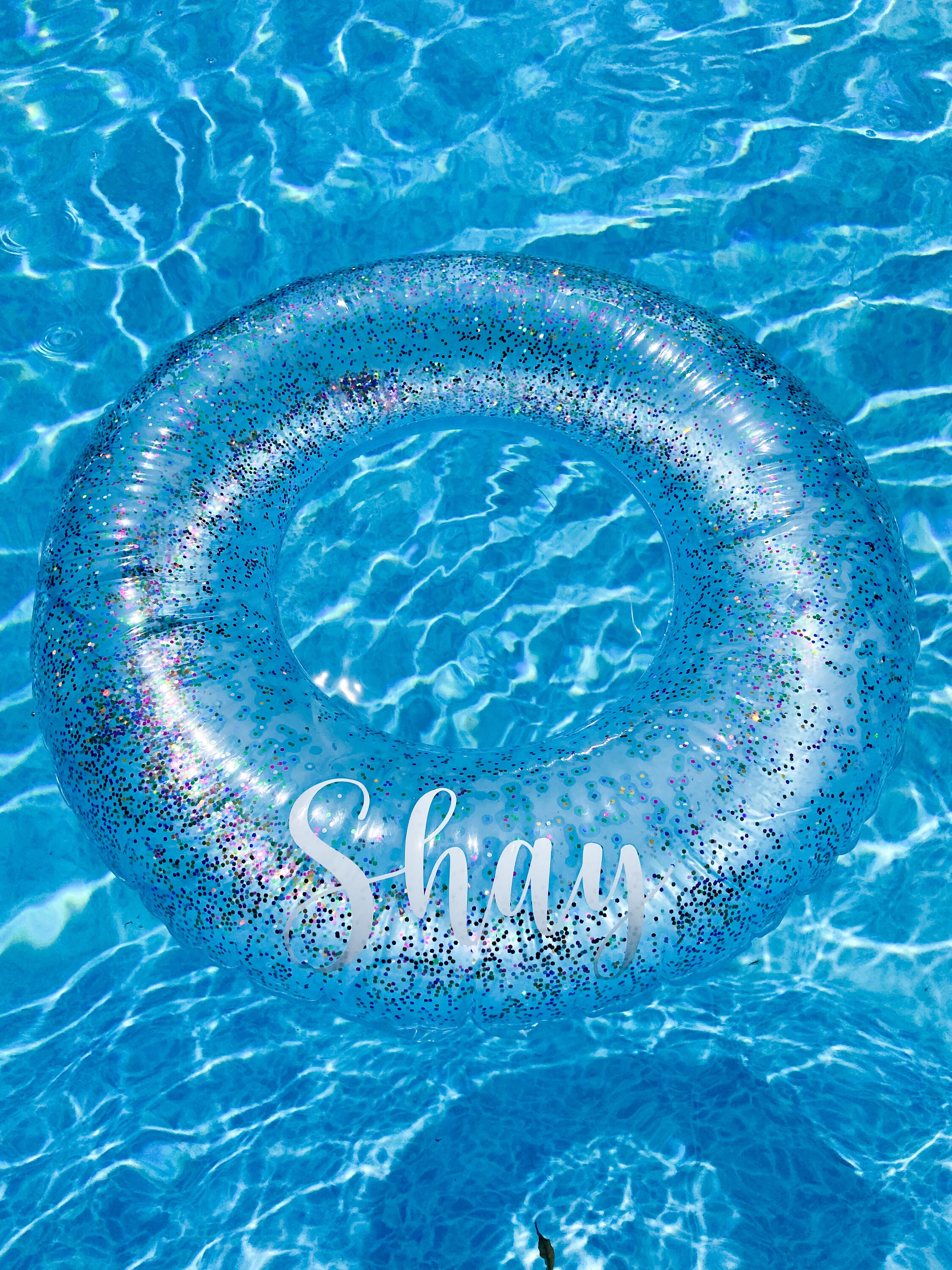 Personalized Glitter Pool Float: Bachelorette Party Swim Tube - Etsy