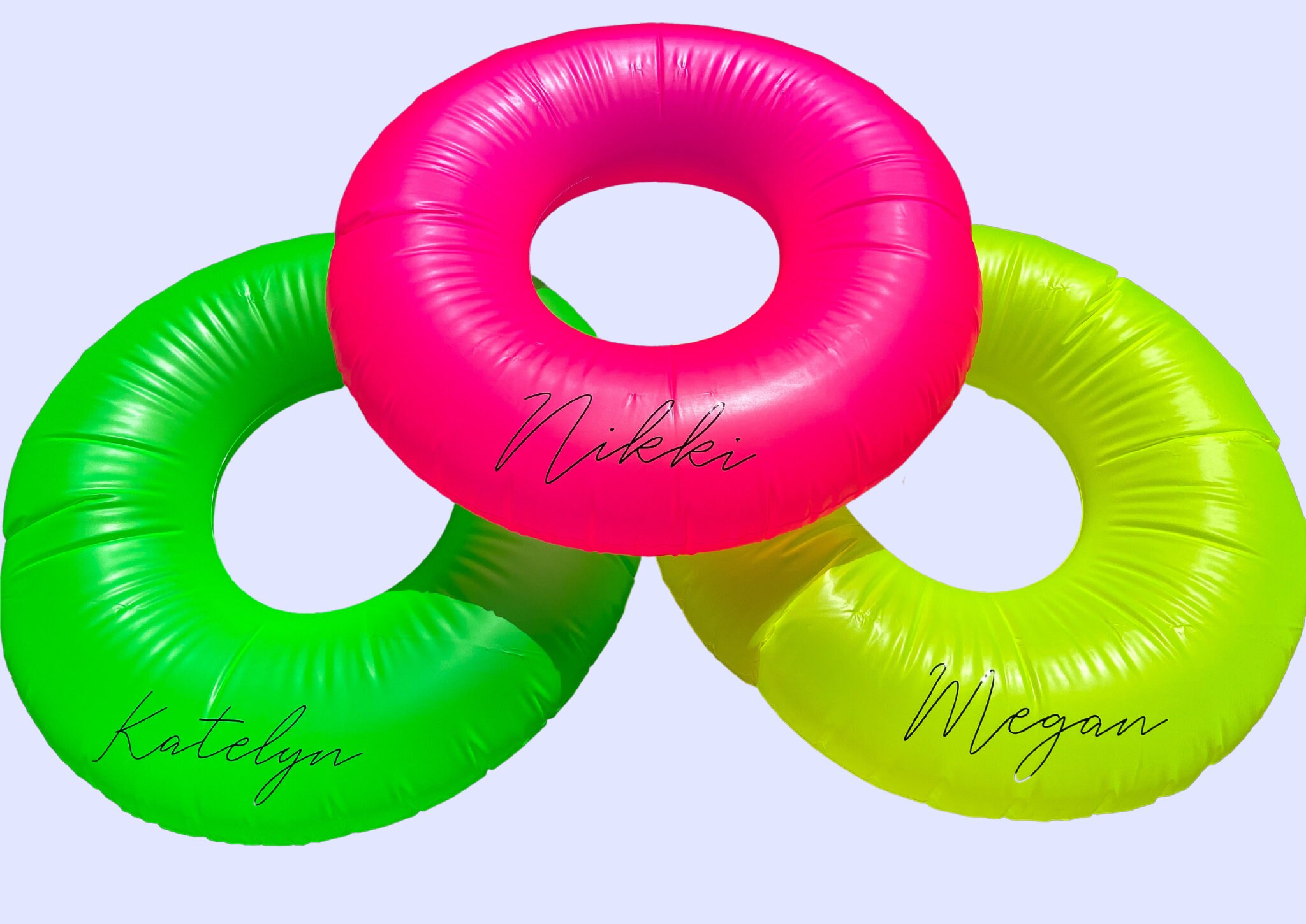 Personalized Neon Bachelorette Party Pool Float Bridesmaid - Etsy UK