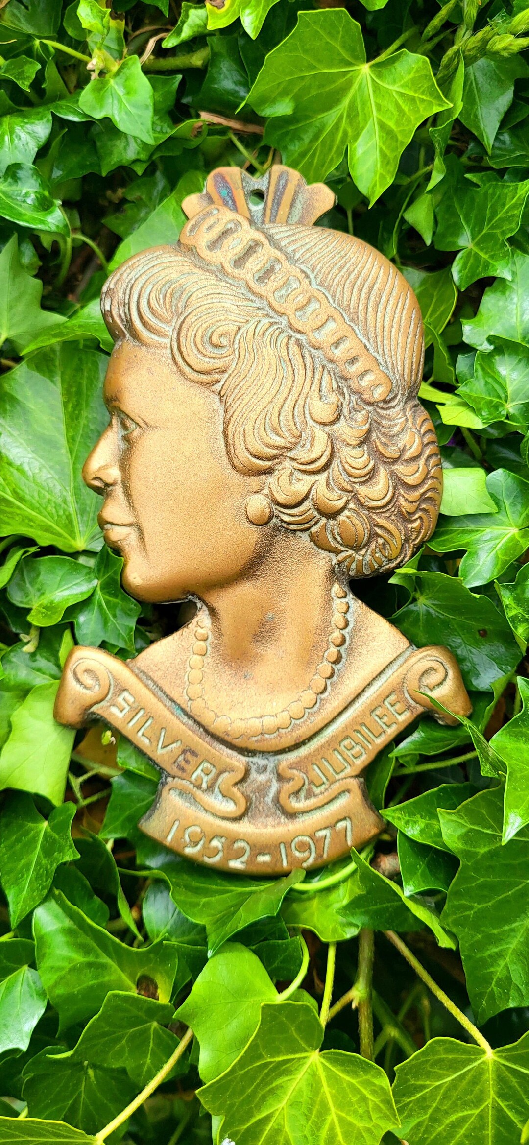 Queen Elizabeth Silver Jubilee Door Knocker 1952 - 1977 C - Etsy