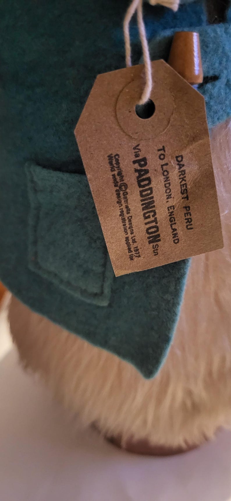 Paddington Bear Hand Puppet COMPLETE ORIGINAL Gabrielle Designs 1972 ...