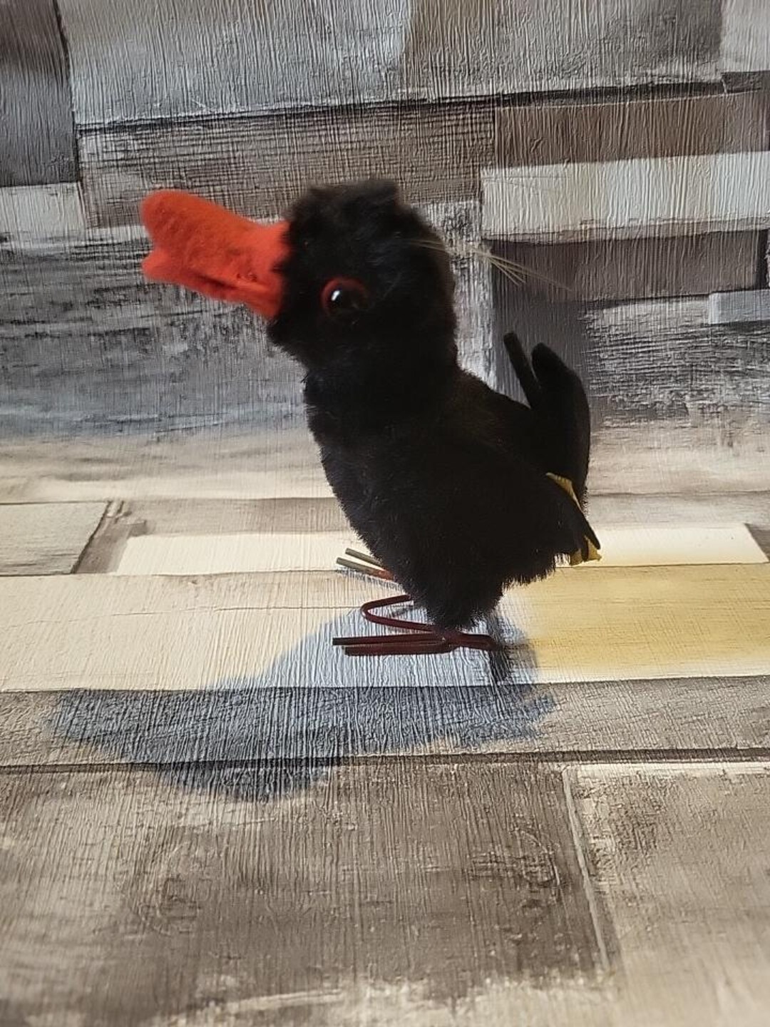 Vintage Antique Toy Old Vintage Steiff Hucky Mohair Steiff Raven Crow ...