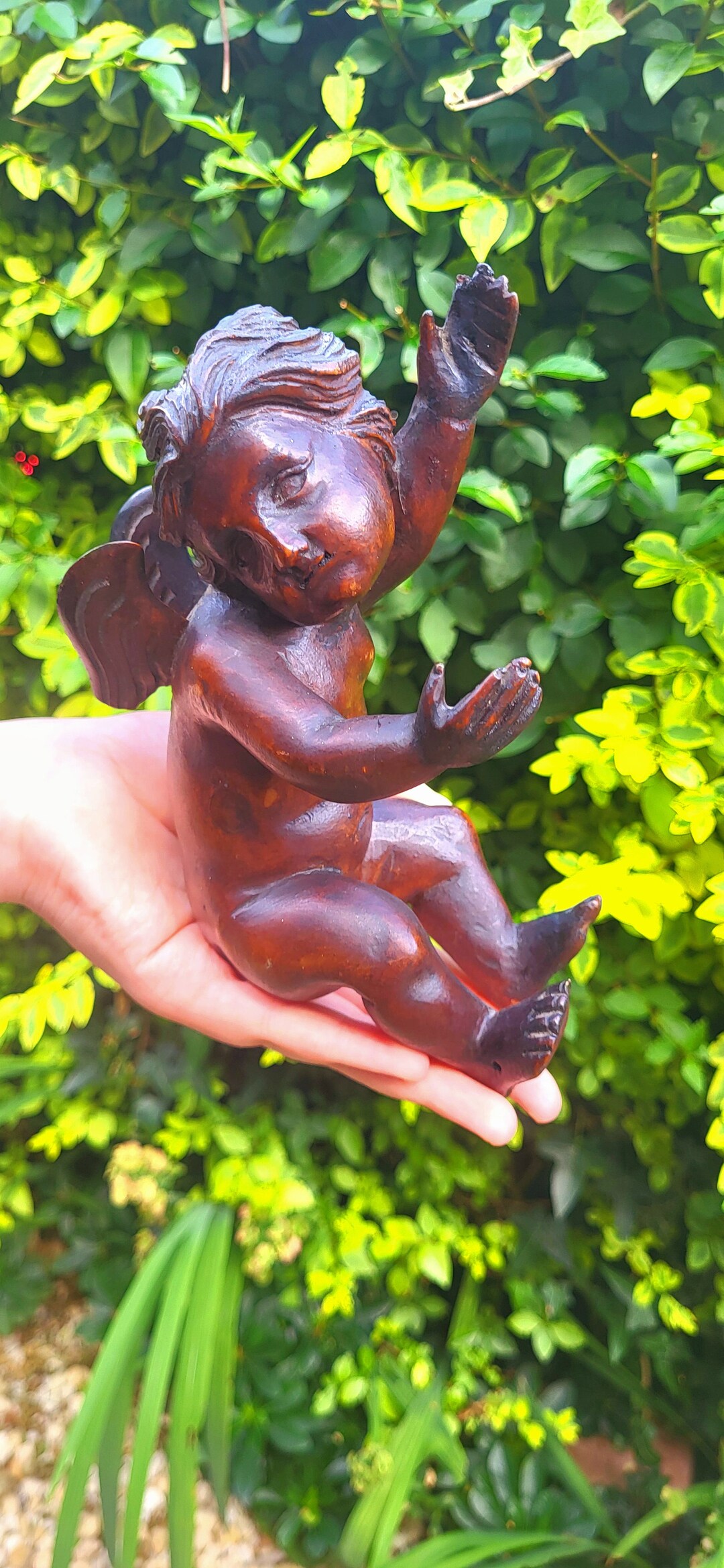 Antique Putti Italy Wooden First Half Mid-18th Century Baroque Hand ...