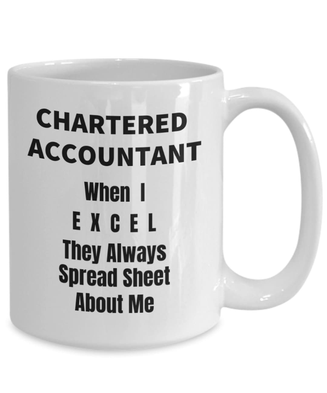 Chartered Accountant Mug, Financial Cup, Accounting Gift, Funny ...