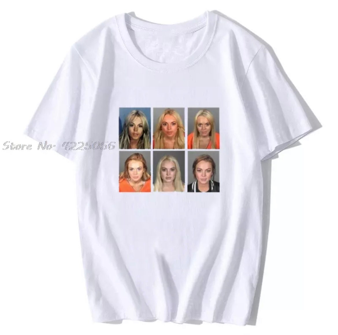 Lindsay Lohan Mugshot Tshirt Lindsay Lohan Tee celebrity - Etsy
