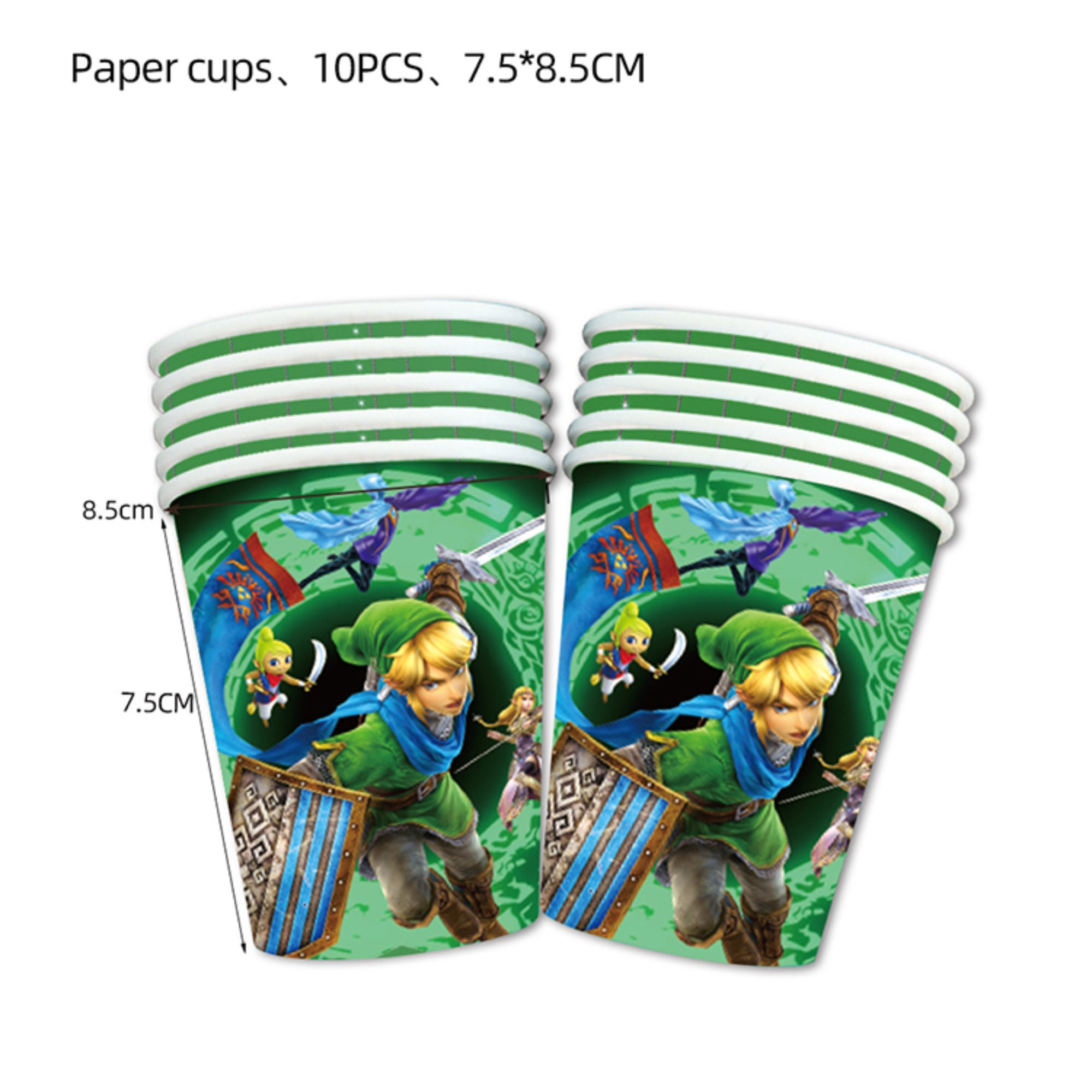 The Legend of Zelda Party Tableware Birthday Supplies Disposable ...
