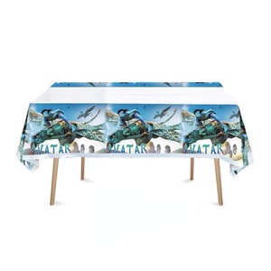 Avatar Party Tableware Disposable Dinnerware Cartoon Blue Leonopteryx ...