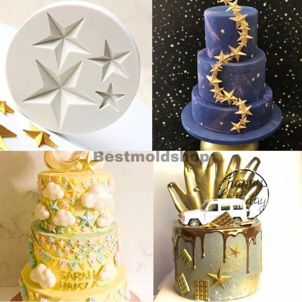 Fondant Stars - Etsy
