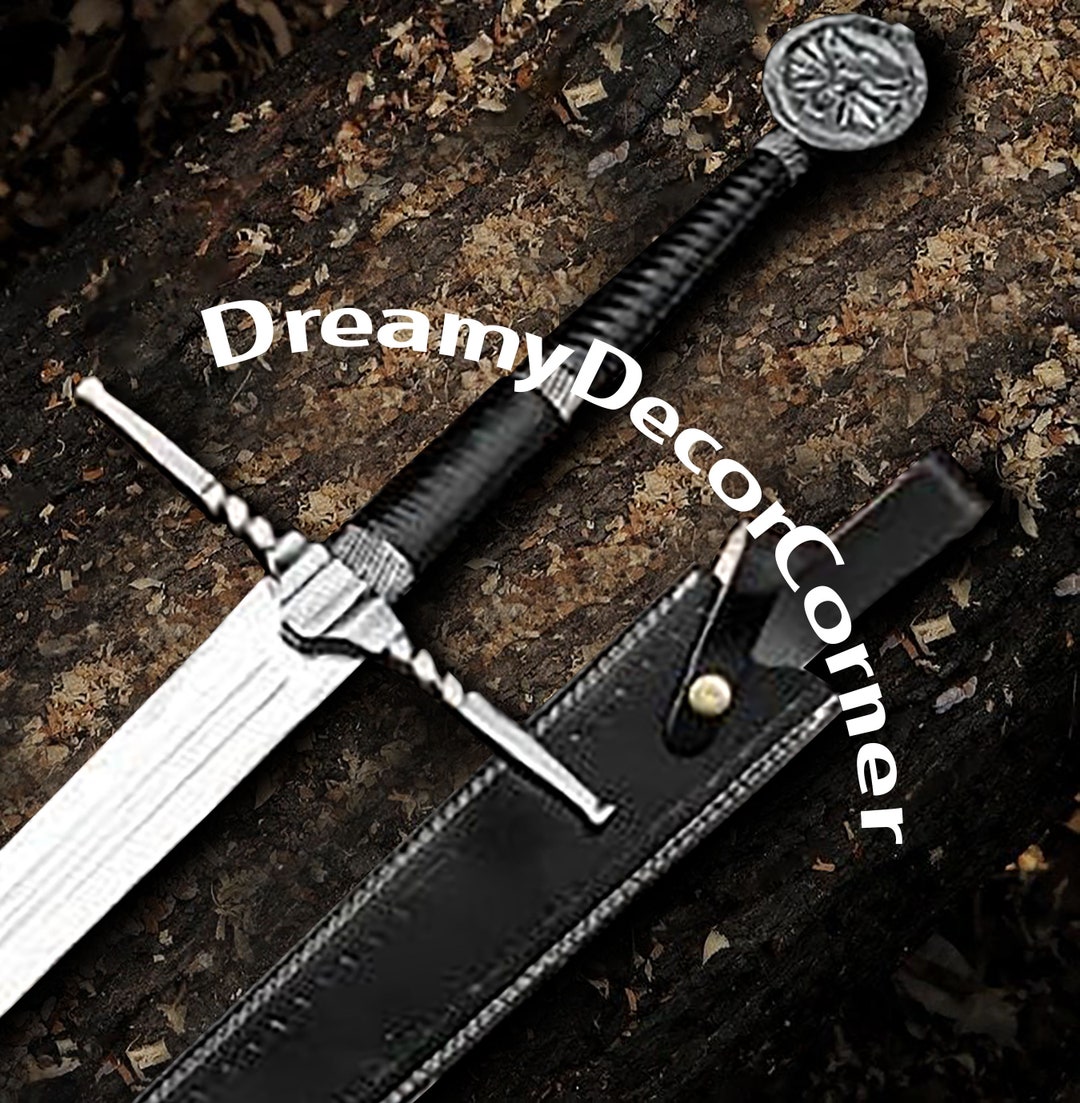The Witcher 3 Wild Hunt Swords, Geralt of Rivia Cosplay Swords, White ...