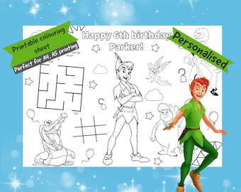 Peter Pan Mermaid Lagoon Coloring Pages
