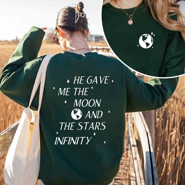He Gave Me the Moon the Stars Infinity - Etsy