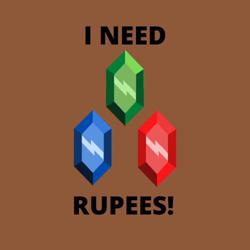Rupees Sticker - Etsy
