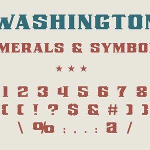Washington DC Typeface - Etsy