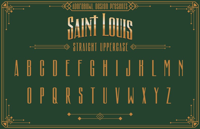 St Louis MO Typeface - Etsy