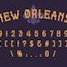 New Orleans LA Typeface - Etsy