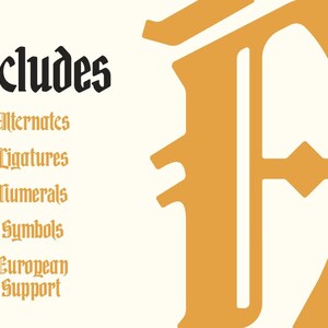 St Augustine Blackletter Font - Etsy