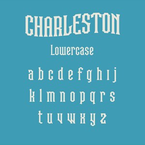 Charleston Vintage Display Typeface - Etsy