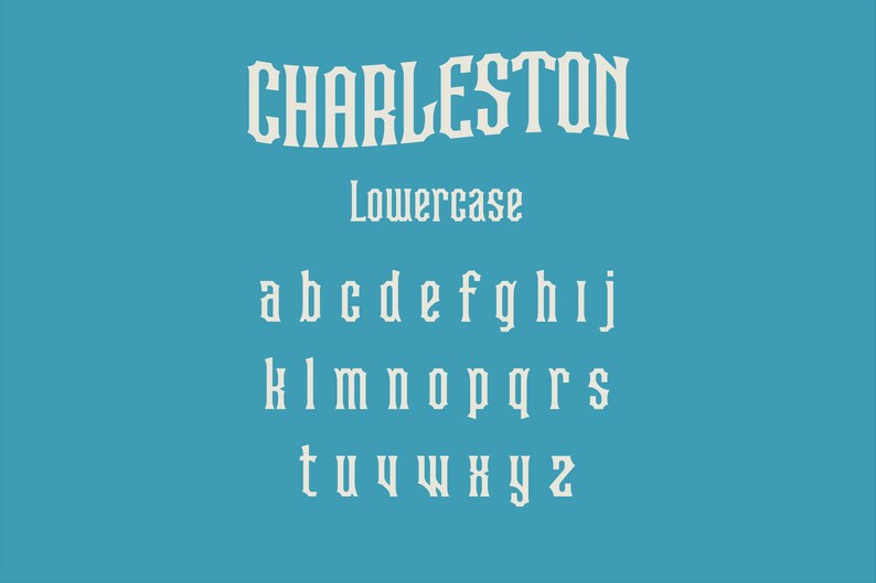 Charleston Vintage Display Typeface - Etsy