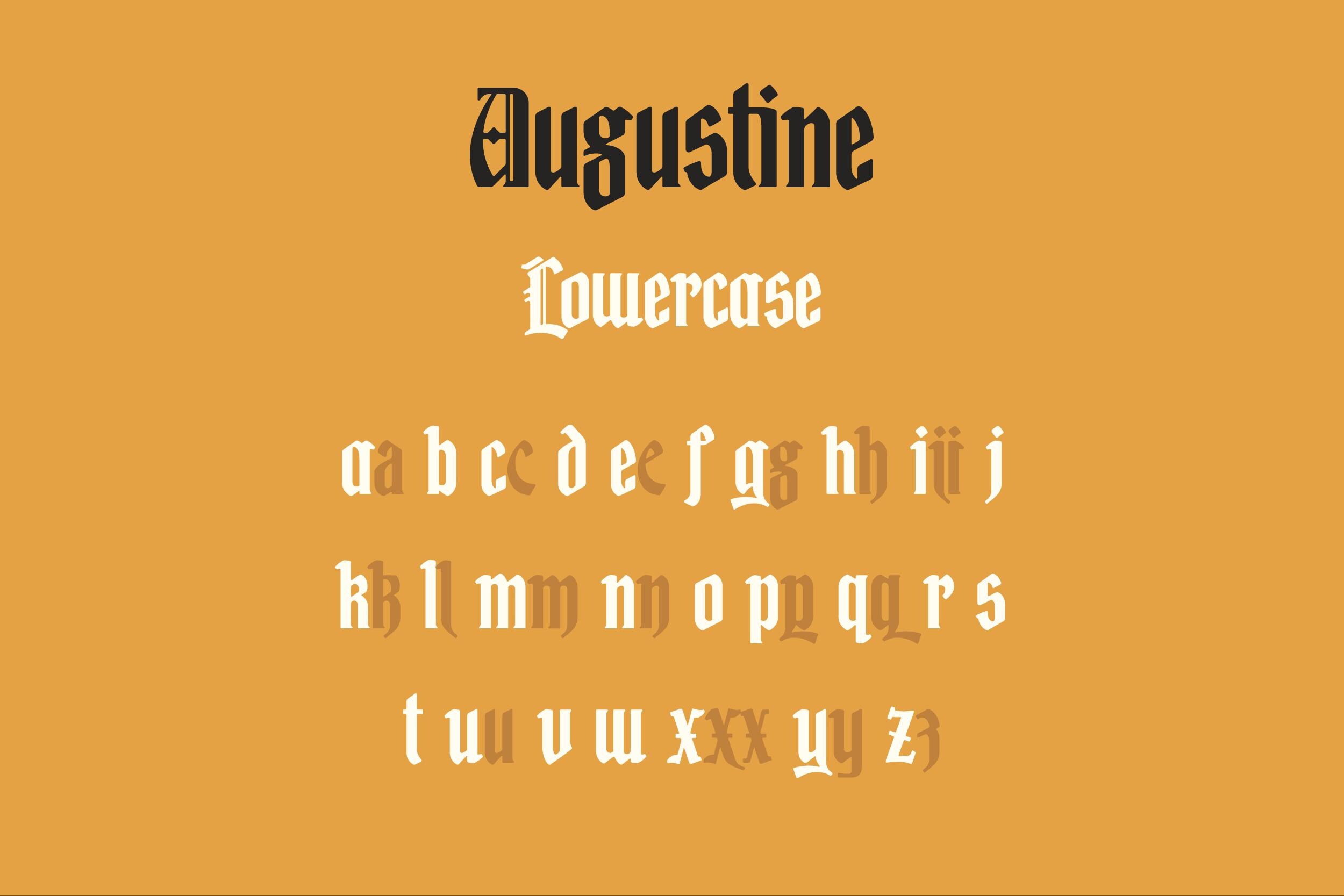 St Augustine Blackletter Font - Etsy