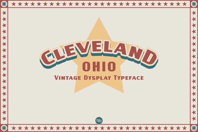 Cleveland OH Typeface - Etsy