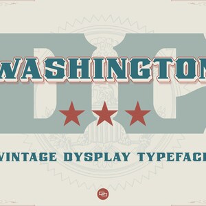 Washington DC Typeface - Etsy