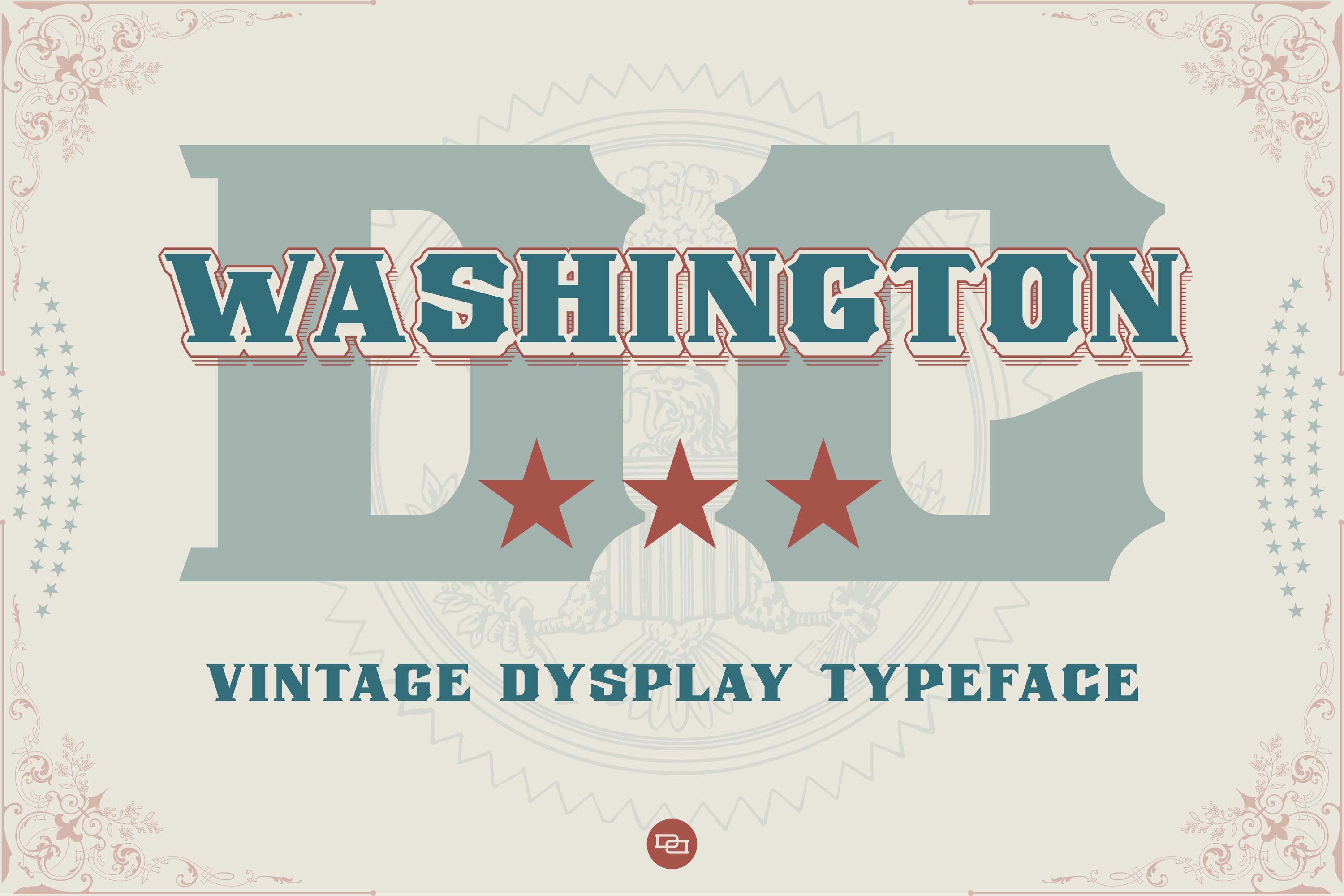 Washington DC Typeface - Etsy