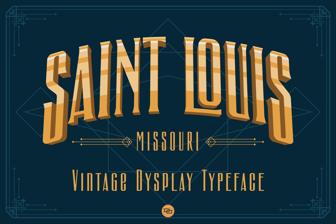 St Louis MO Typeface - Etsy