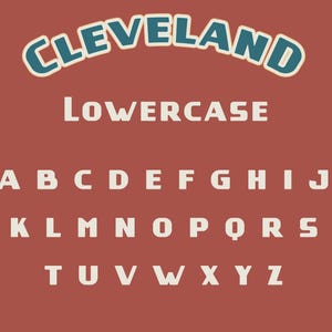 Cleveland OH Typeface - Etsy