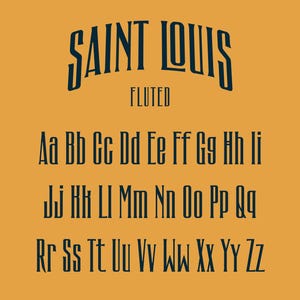 St Louis MO Typeface - Etsy