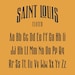 St Louis MO Typeface - Etsy