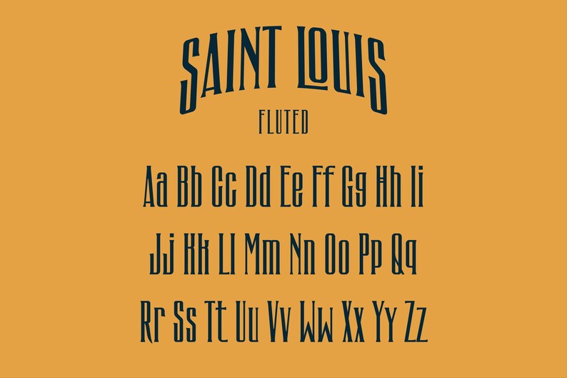 St Louis MO Typeface - Etsy