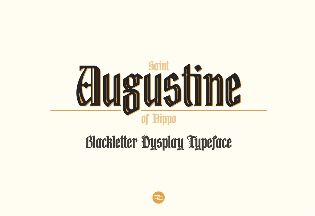 St Augustine Blackletter Font - Etsy