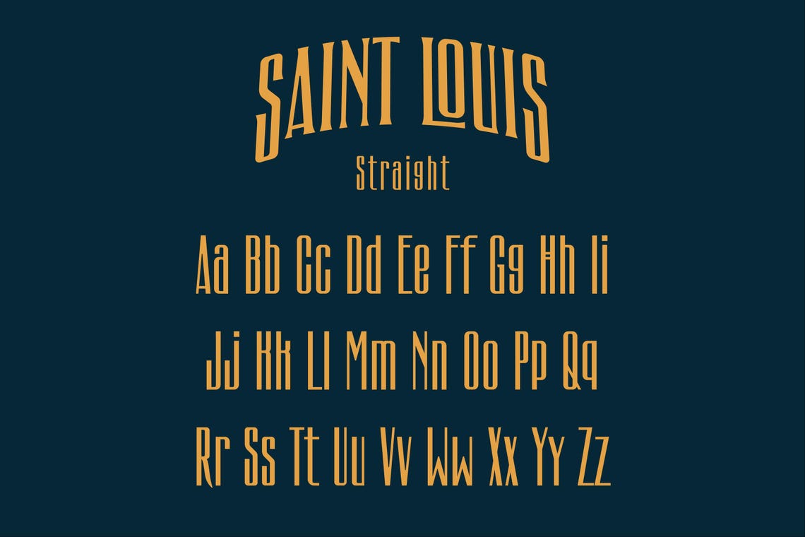 St Louis MO Typeface - Etsy
