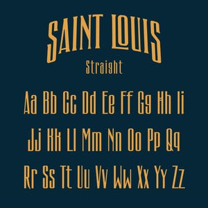 St Louis MO Typeface - Etsy