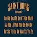 St Louis MO Typeface - Etsy